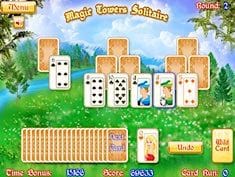 MAGIC TOWERS SOLITAIRE jeu en ligne | Jeux POMU