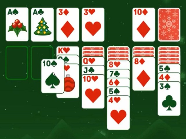SOLITAIRE CLASSIC CHRISTMAS jeu en ligne | Jeux POMU