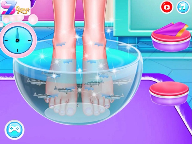 EMMA FOOT TREATMENT jeu en ligne | Jeux POMU