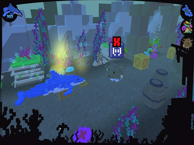 PEAL - BLOCKY DOLPHIN TALE jeu en ligne | Jeux POMU